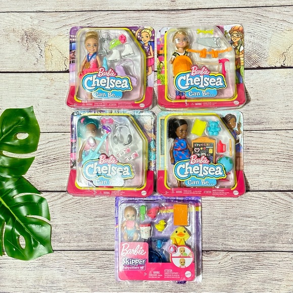 Barbie | Toys | Barbie Chelsea Can Be Bundle Playsets New | Poshmark